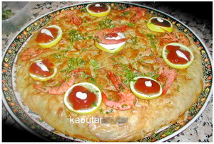 PASTILLA AU POISSON ET AU FRUITS DE MER