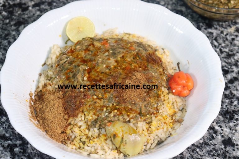 Lafidi aux feuilles de patate (Fouti Hako)